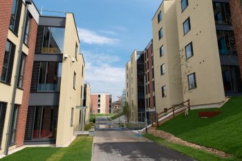 Ceremony marks completion of East Slope student village : University of ...